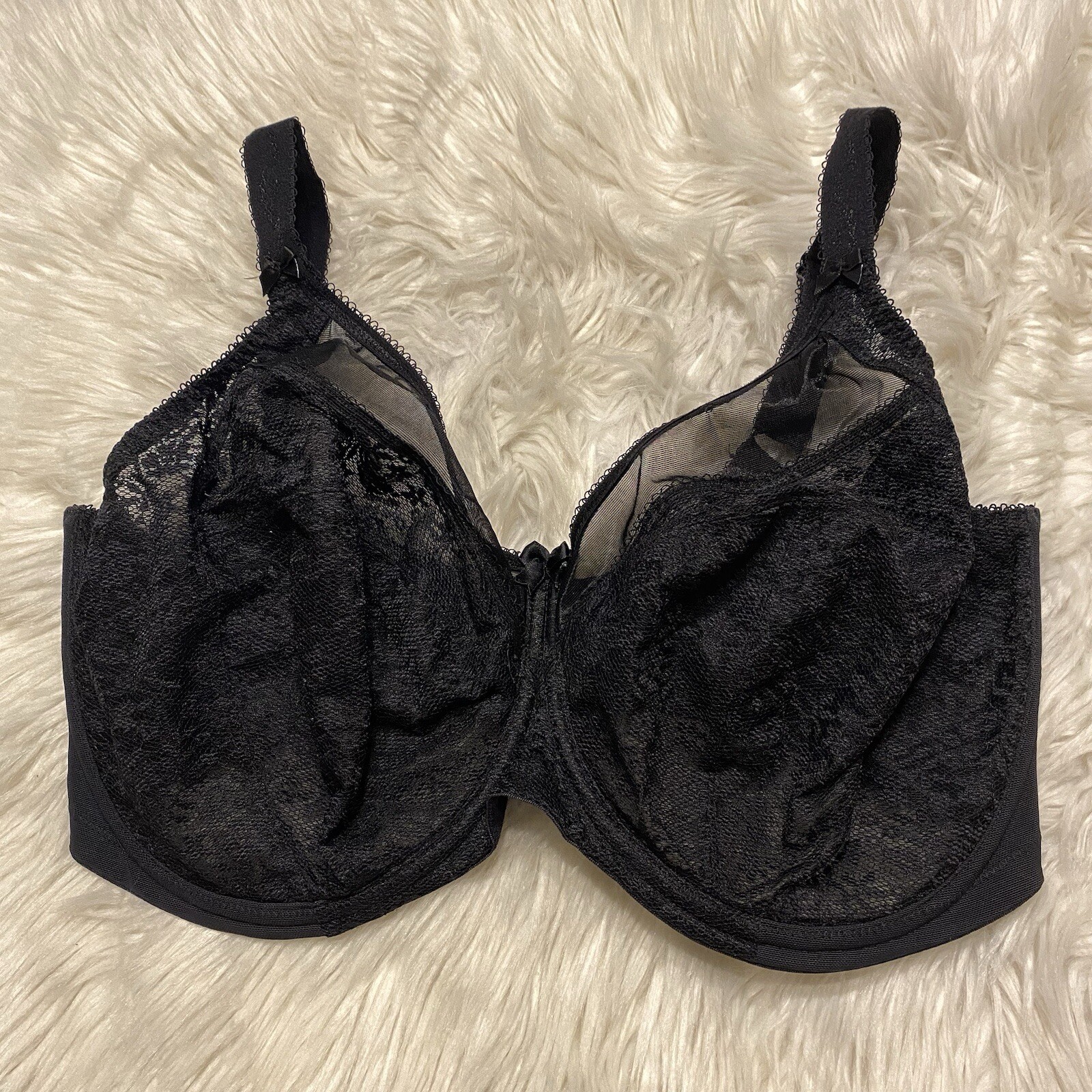 Goddess 36K Bra Black Adelaide Banded Underwire Back … - Gem