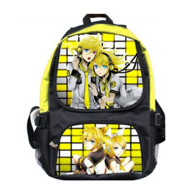 Vocaloid Miku Hatsune School Bag Canvas Backpack Rucksack Book Bag ...