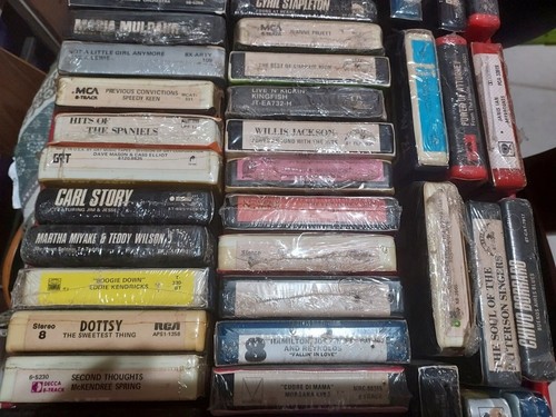 RARE 8 TRACK TAPES-$3 each of YOUR CHOICE-VARIOUS GENRE and ARTISTS-WE ...