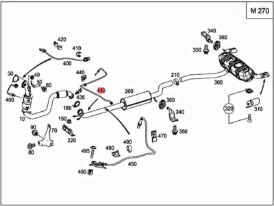 Genuine MERCEDES BBDC W242 C117 W176 Temperature sensor 0009059505 | eBay