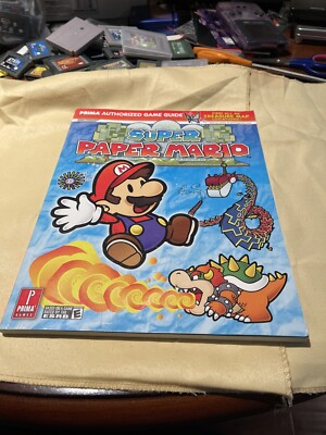 Super Paper Mario - Official Authorized Game Strategy Guide Book Prima ...