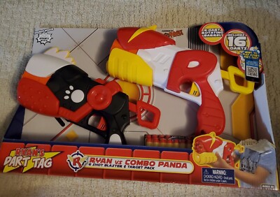Ryan's World Ryan's Dart Tag Ryan vs Combo Panda Blaster 2-Pack | eBay