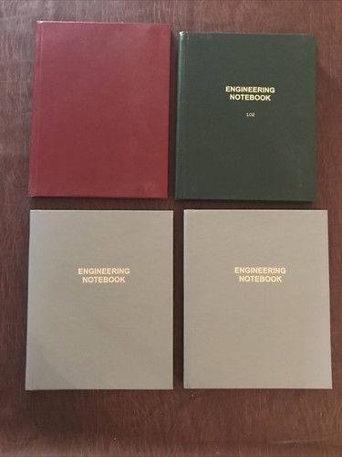 Engineering Notebook: 120 Pages Grid Format, Math Space Science Tech ...