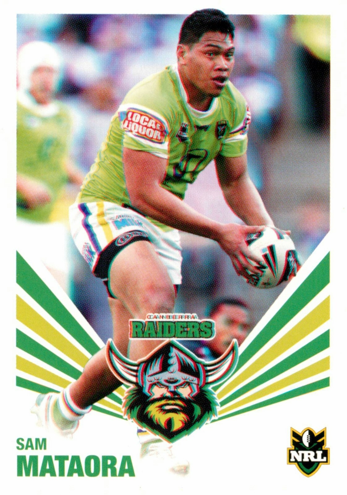 2012 CANBERRA RAIDERS NRL Card SAM MATAORA Daily Telegraph | eBay Australia
