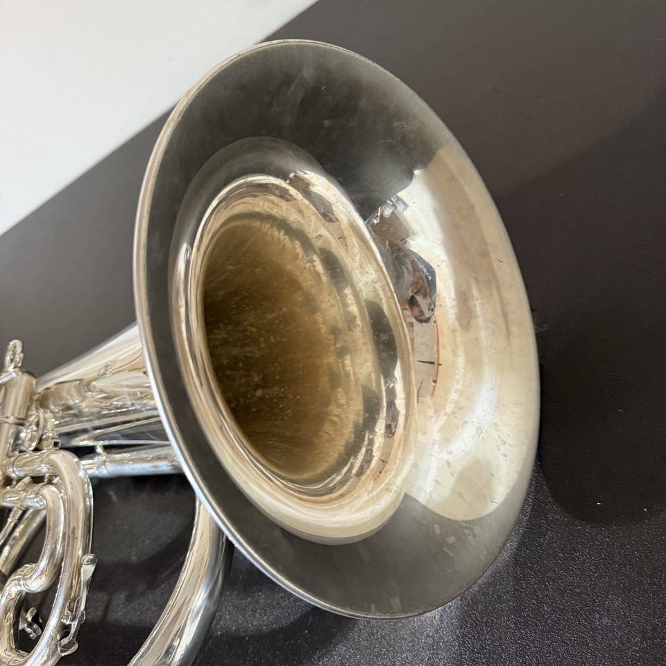 Jupiter Quantum MKII Marching Bb Euphonium JEP1105MS Silver Plated - FOR PARTS | eBay