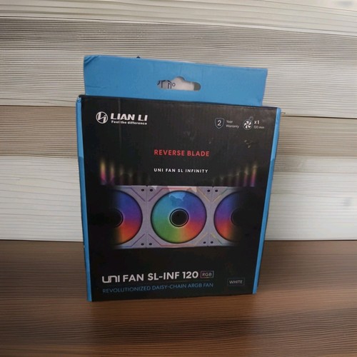 Lian Li SL-Infinity 120mm Case Fan - White REVERSE BLADE | eBay