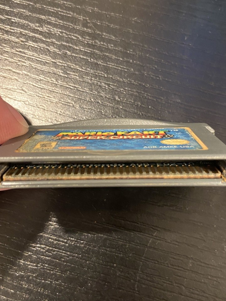 Gameboy Advance Game: Mario kart Super Circuit UNTESTED | eBay UK
