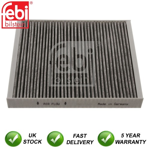Cabin Filter Febi Fits Vauxhall Mokka 2012- Astra 2015- Meriva 2010 ...