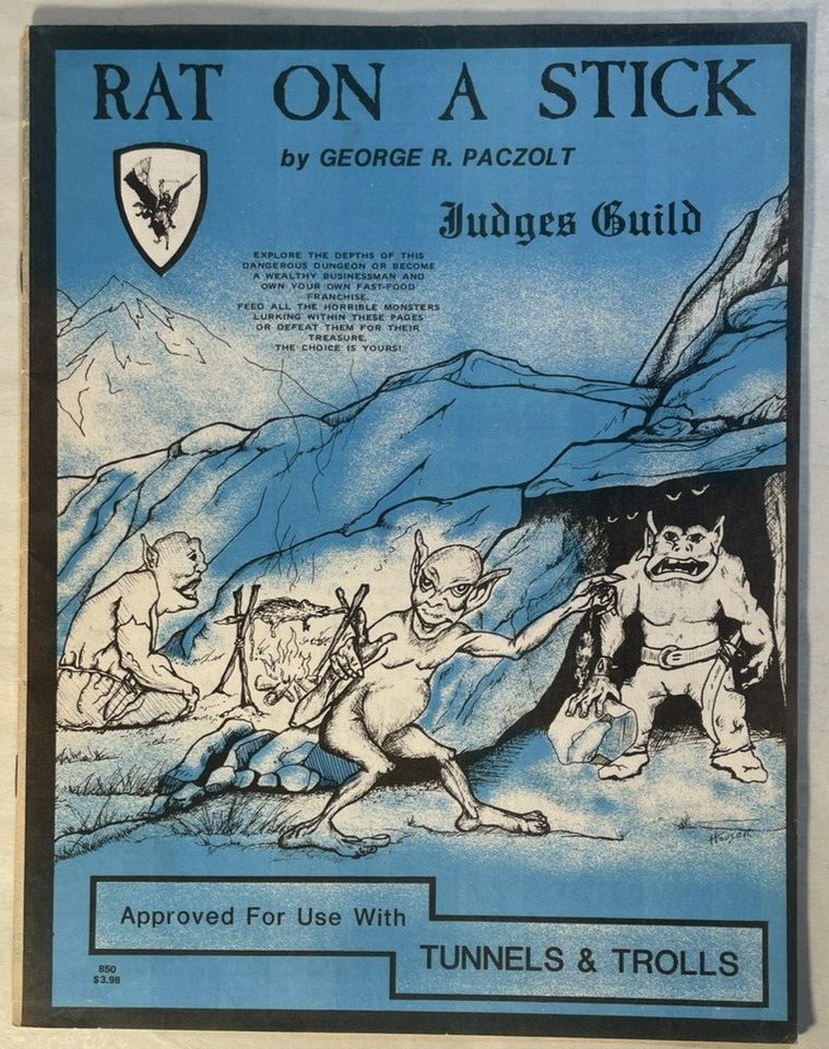 Tunnels & Trolls Role Playing Game Book/Modules Lot-10x Flying Buffalo ...