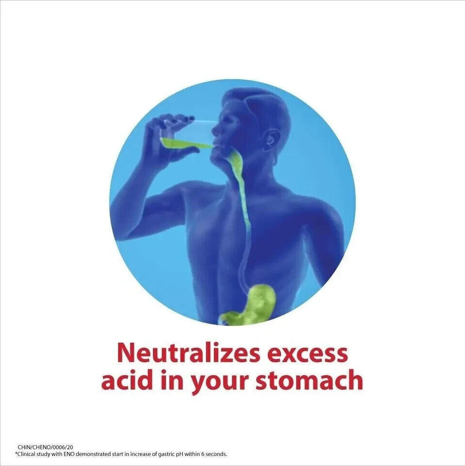 1 X 100g Eno Powder Orange powder fast-relief action stomach discomfor ...