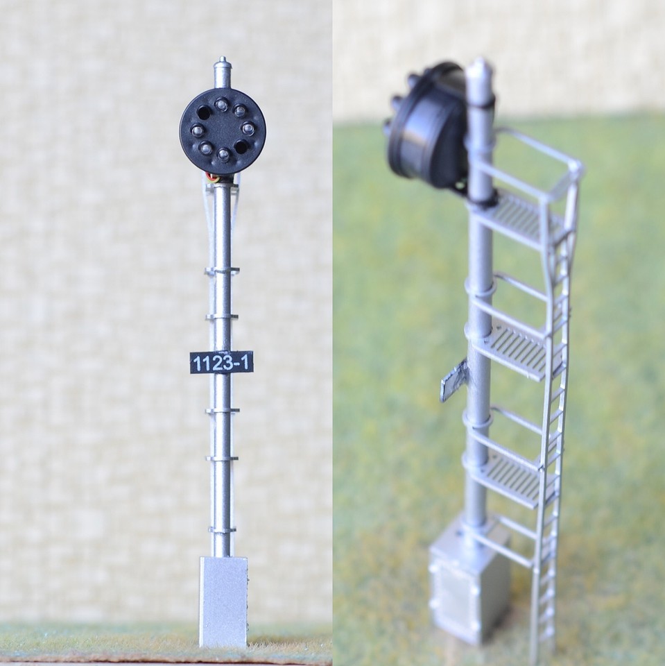 1 x HO scale model railroad CPL signal B&O LED color steel position ...