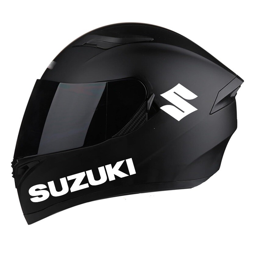 Helmet decal 6-pieces kit. Custom Bike Helmet Decal Set for SUZUKI ...