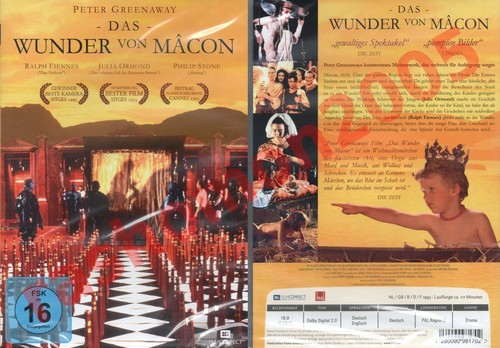 DVD R2 THE BABY OF MACON Julia Ormond Ralph Fiennes Peter Greenaway ...