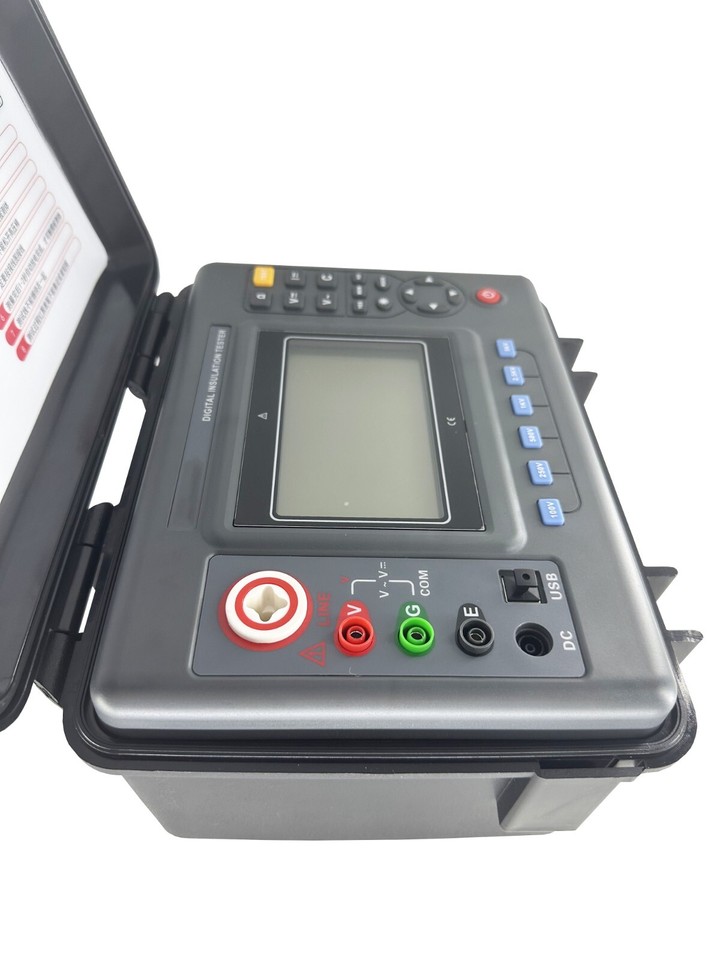 15KV Insulation Meter HV Insulation Resistance Tester 500 Groups Data ...