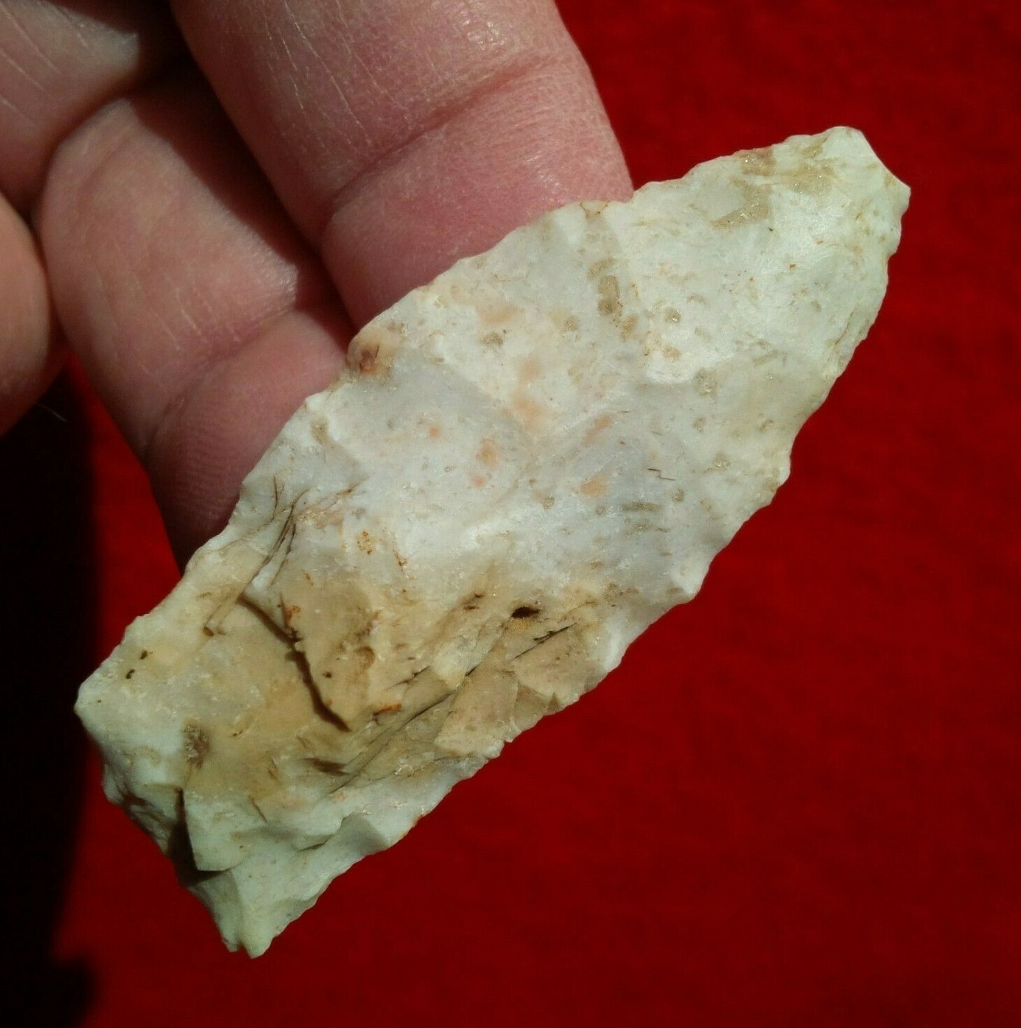 2-3/16" PALEO OHIO LANCEOLATE TYPE ILLINOIS ARROWHEAD Authentic Indian ...