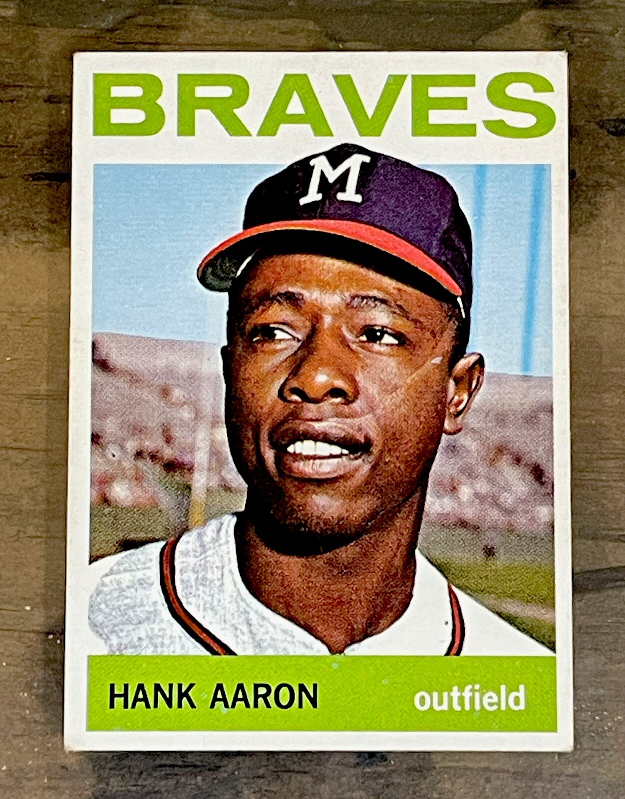 1964 Henry Hank Aaron Topps #300 Baseball Card EX-NM NEAR MINT VIBRANT ...