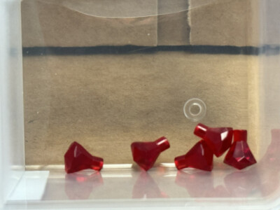 LEGO Parts - Trans-Red Rock 1 x 1 Jewel 24 Facet - No 30153 - QTY 5 | eBay