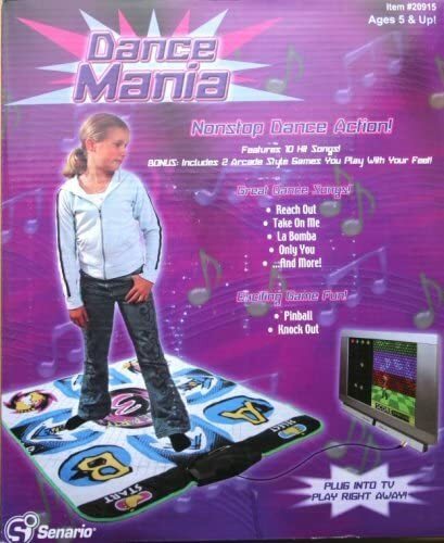 Vintage Senario 20915 Dance Mania Plug & Play Dance Mat 708876209151| eBay
