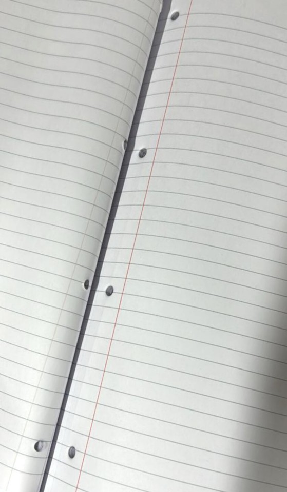 2x A4 lined Refill Pad 100 Page Notepad Memo Writing Ruled Student ...