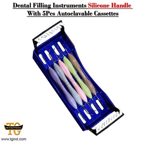 Dental Filling Restorative Kit Silicone Handle Colorfull With Cassette ...