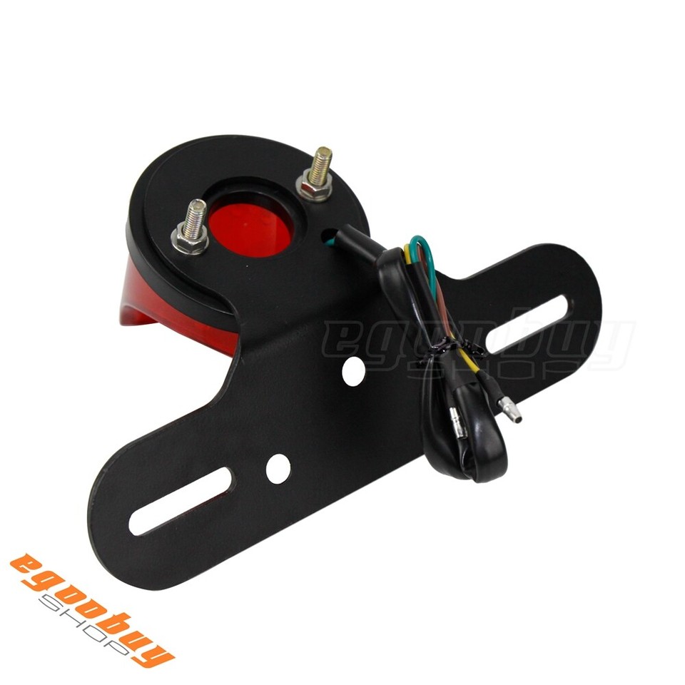 Motorcycle Rear LED Brake Tail Light Plate Bracket Stop Lamp For Harley ...