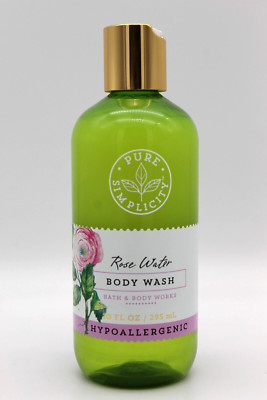 Bath & Body Works Pure Simplicity Rose Water Body Wash Without Parabens ...
