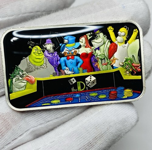 1 of 1 Castronomics Custom Enamel Stackin Chips Vegas Show 1 oz .999 ...