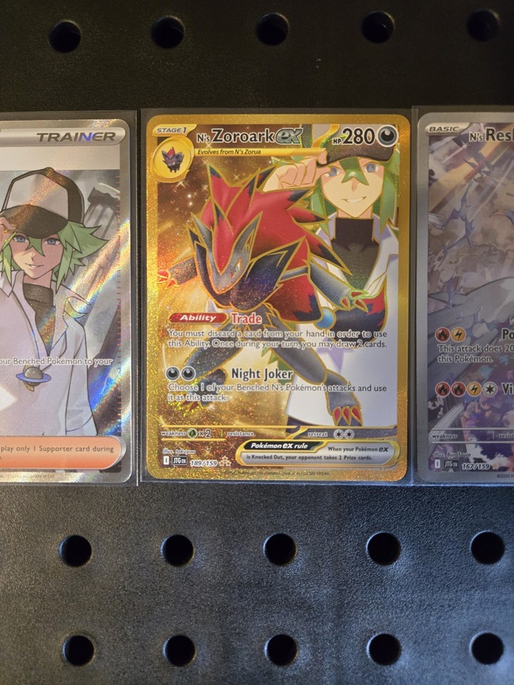 POKEMON TCG N's COLLECTION - Ns RESHIRAM IR + Ns ZOROARK HYPER RARE ...