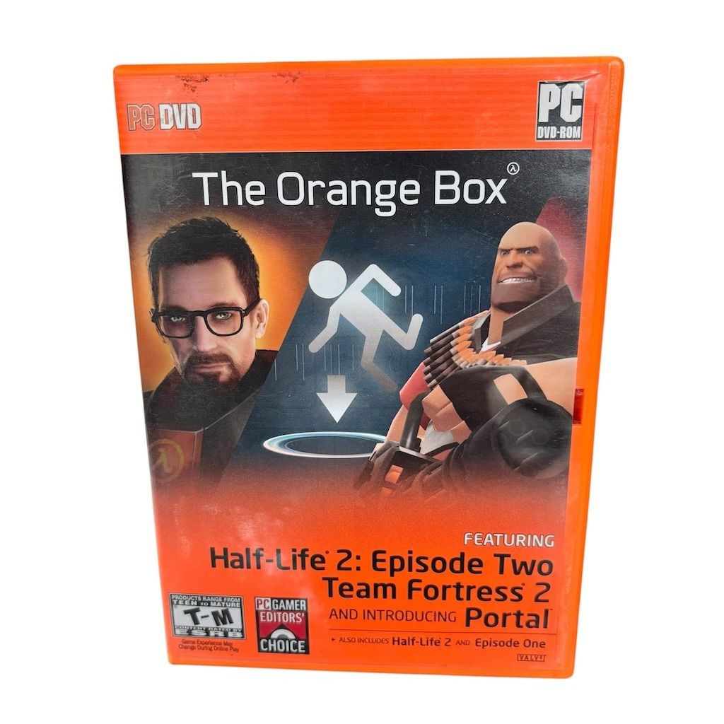 The Orange Box PC DVD-ROM Half-Life 2 Portal Team Fortress 2 Game Set ...