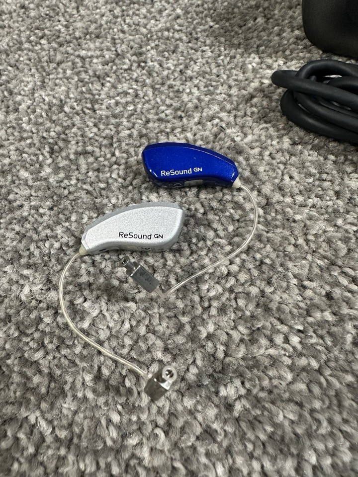 PAIR RESOUND LINX QUATTRO RE561-DRWC RIC DIGITAL HEARING AIDS W/ C-1 ...