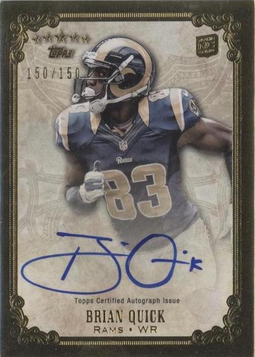 2012 Topps Five Star - Futures Autographs Brian Quick #FSFA-BQ /150 (AU ...