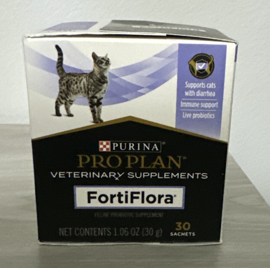 Purina Pro Plan FortiFlora Probiotic Supplement 30 Sachets Exp 10/24 ...