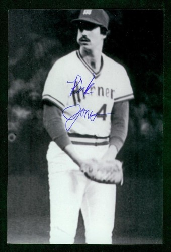 #1171, 4" x 6" Photo Card, Signed-Autographed, Rick Jones, Mariners | eBay