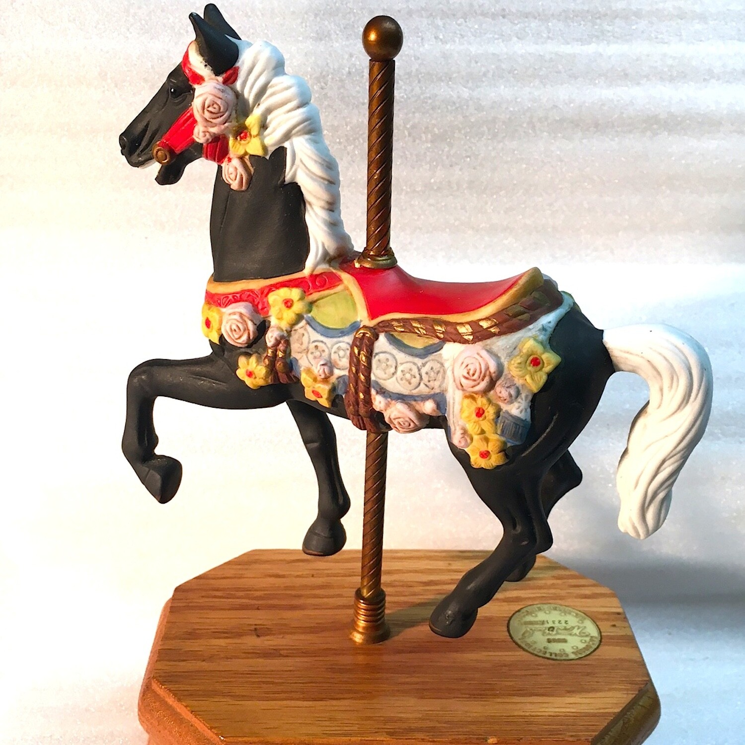 Westland 1 Horse Music Box Carousel Collection Vintage Limited 8006 ...