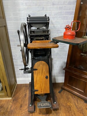 Golding Pearl Printing Press- Improved Style no. 8 Museum Quality | eBay