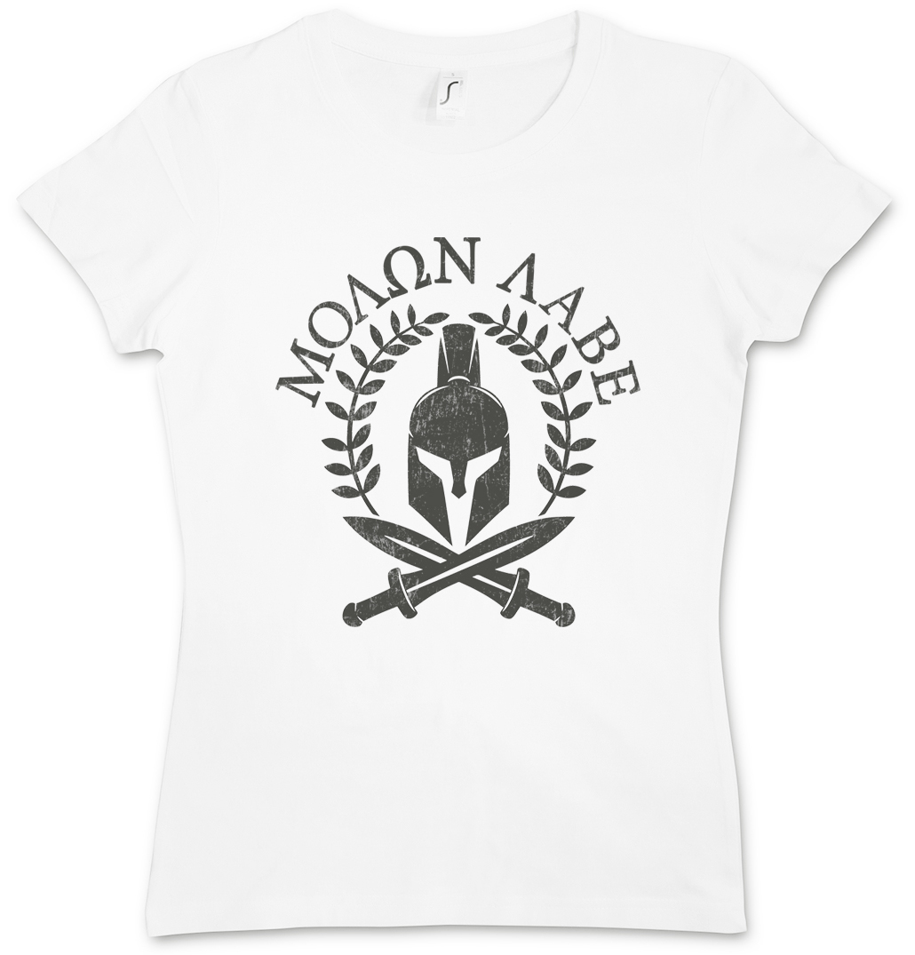 SPARTAN MOTTO T-SHIRT ? Credo Sparta Spartans Helmet Leonidas 300 | eBay