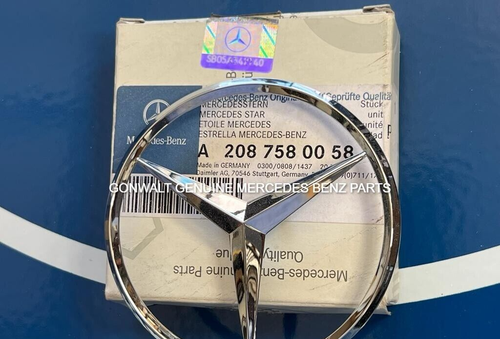 Mercedes Benz Trunk Star W208 W210 E320 E430 CLK320 CLK430 CLK55 OE ...