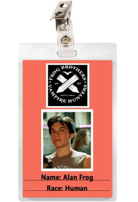 The Lost Boys Alan Frog ID Badge Card Costume Prop Cosplay Frog ...