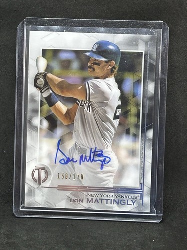 DON MATTINGLY 2019 TOPPS TRIBUTE AUTOGRAPH YANKEES AUTO /170 Sh | eBay