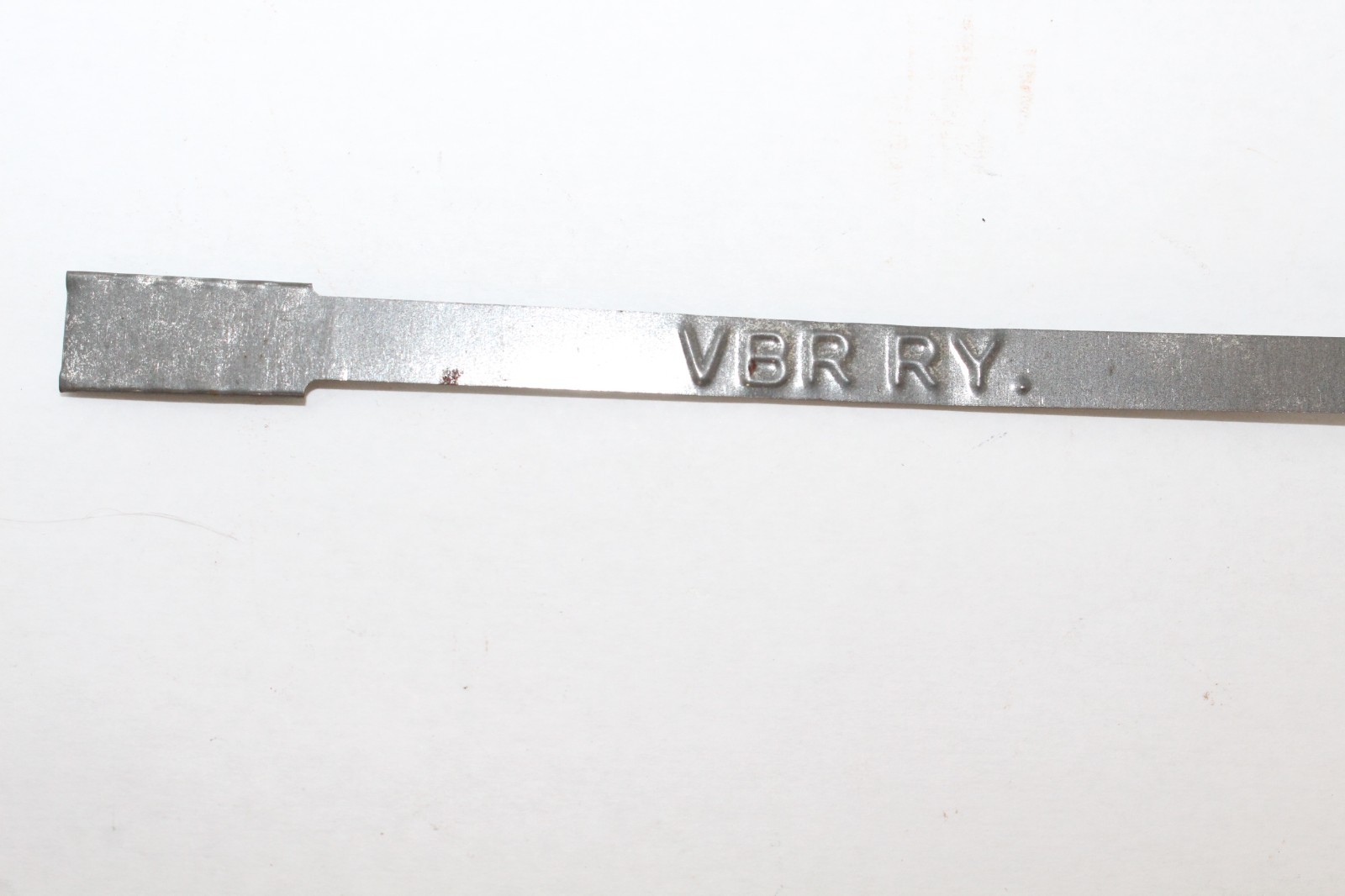 VINTAGE VIRGINIA BLUE RIDGE RAILWAY METAL BOXCAR SEAL TAG RAILROAD VBRY ...