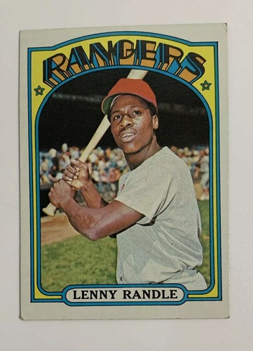 1972 Topps Lenny Randle # 737 Baseball Card Texas Rangers | eBay