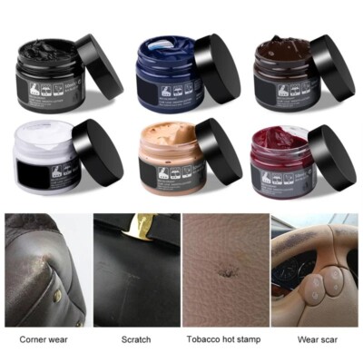 50ml Car Leather Repair Gel Kit Color Repair Home Car Seat Leather Dye ...