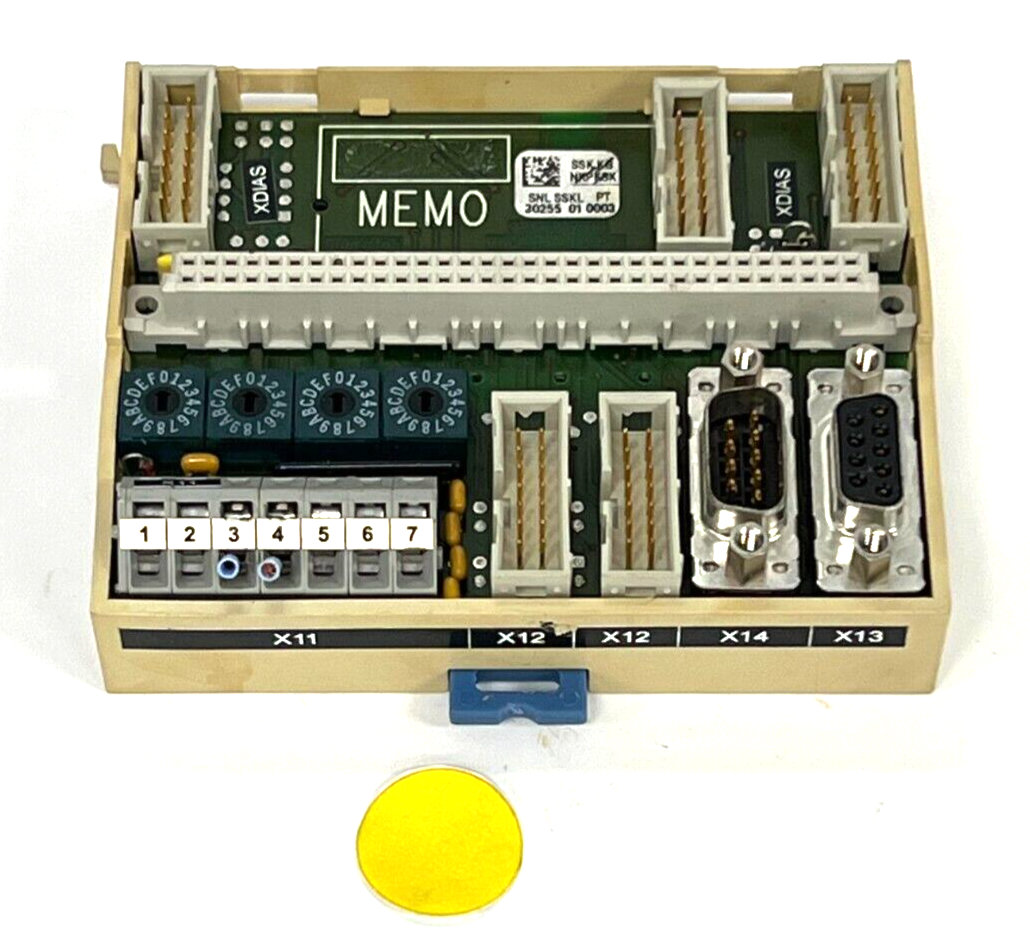 SIGMATEK 9813.317.00 CIRCUIT BOARD/PLC CONTROL MODULE BASE FOR DDI ...