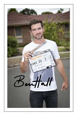 BEN HALL Signed Autograph 6x4 PHOTO Gift Print NEIGHBOURS Signature Ned ...