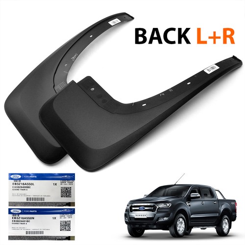 Rear R+L Splash Guards Mud Flap Fits Ford Ranger MC Low Lift 2015 2016 ...