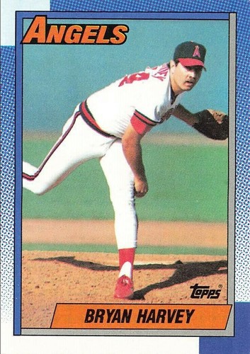 1990 Topps Bryan Harvey - #272 - California Angels Baseball Card | eBay
