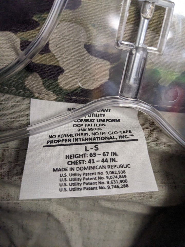 Propper - ACU Coat - New Spec 100% Cotton - OCP F549555 - Large/Short - New | eBay