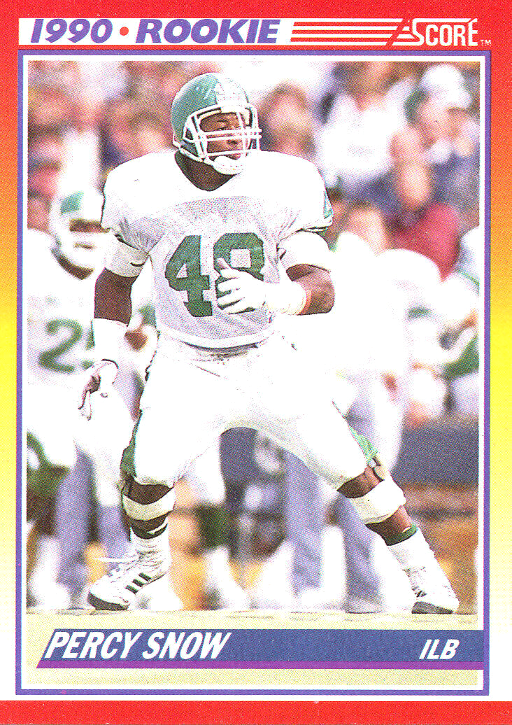 SCORE Percy Snow RC CHIEFS BEARS Michigan St MSU-SPARTANS | eBay