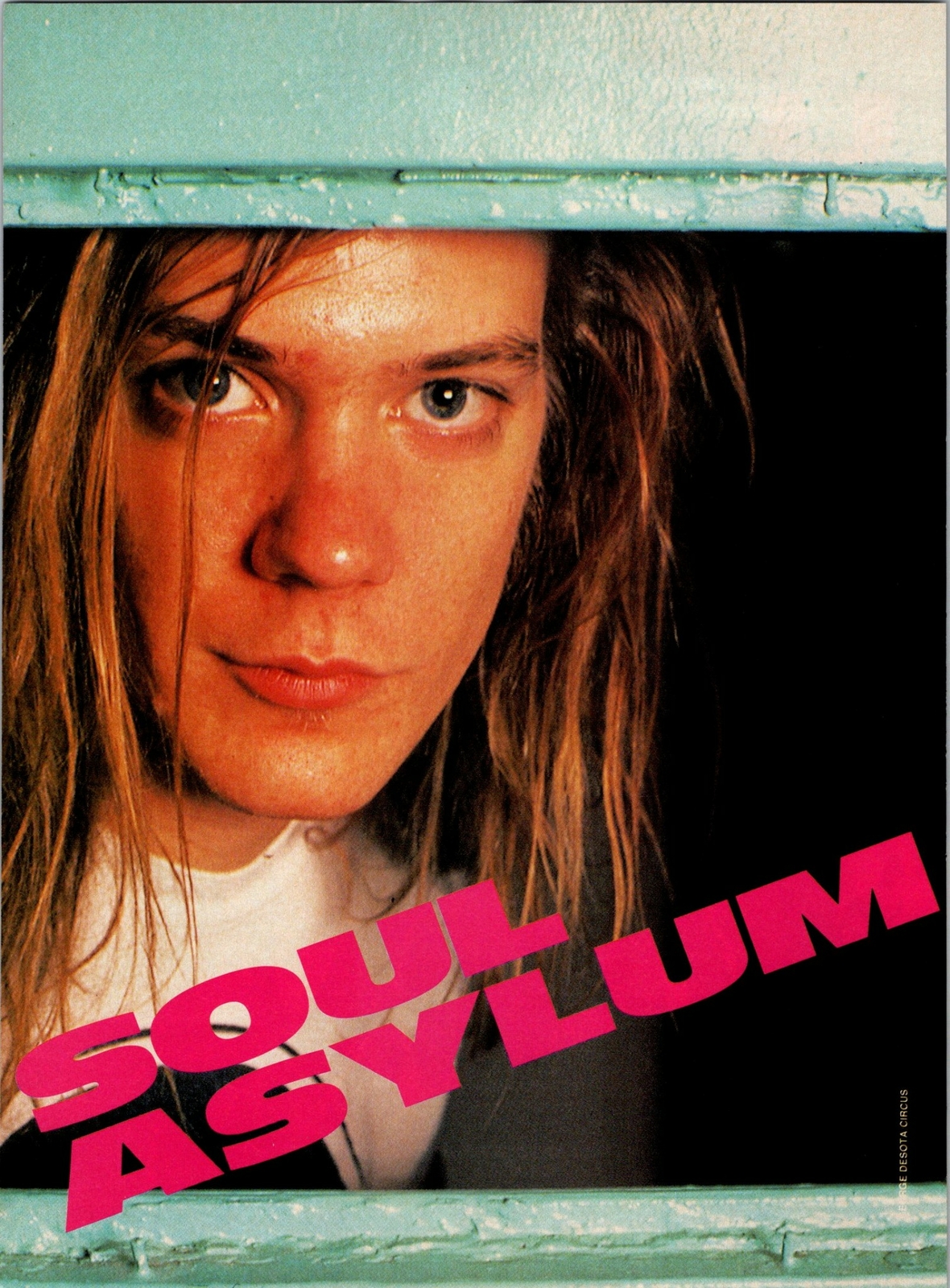 1993 VINTAGE 8X11 PRINT COLOR PHOTO CLIPPING OF U2 BONO/SOUL ASYLUM ...