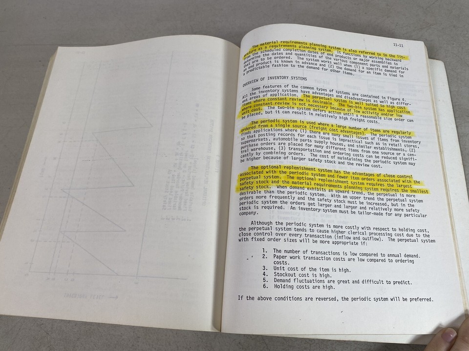 math Materials Management Inventory Systems Richard J Tersine ODU ...